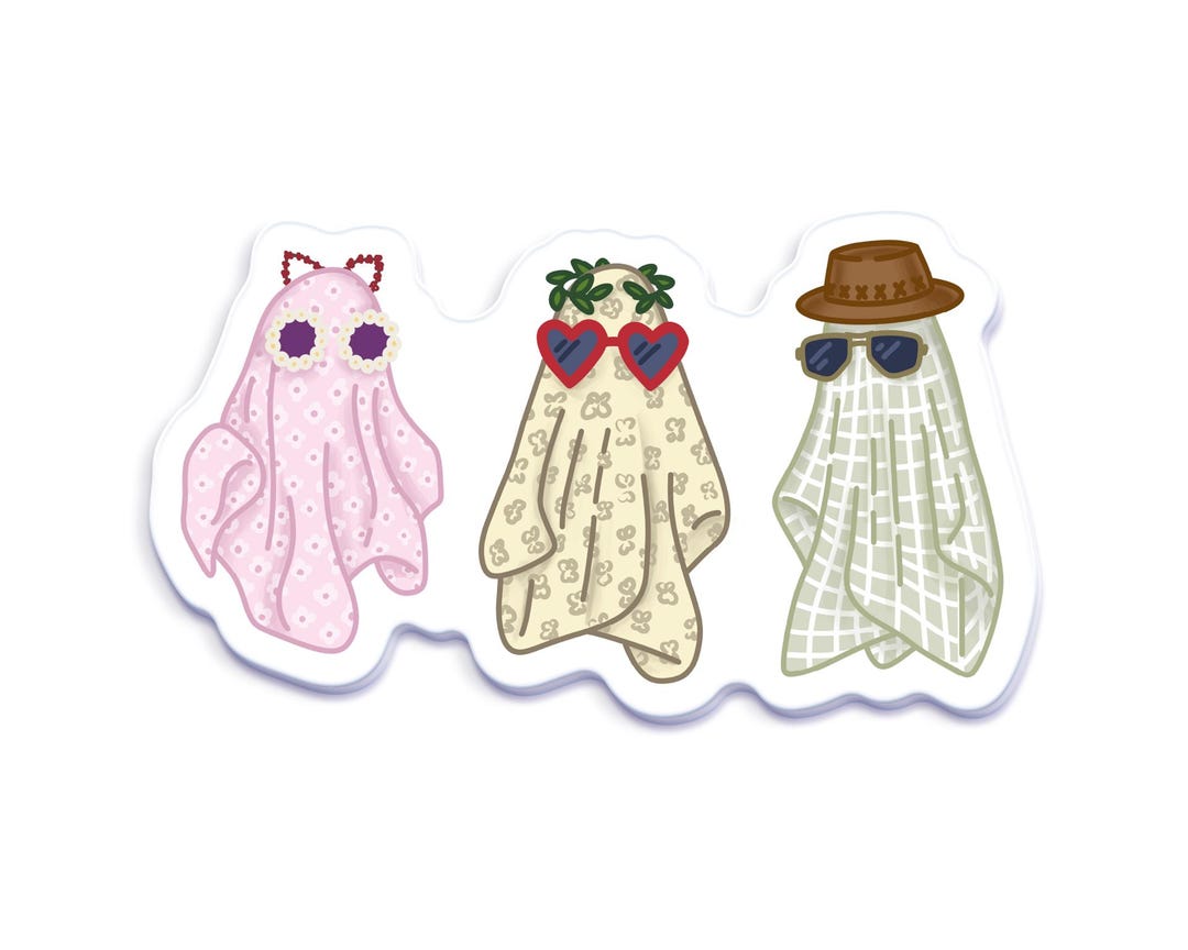 Taylor Swift Ghost Sticker Set, Sheet Ghost Sticker, Cute Swiftie ...