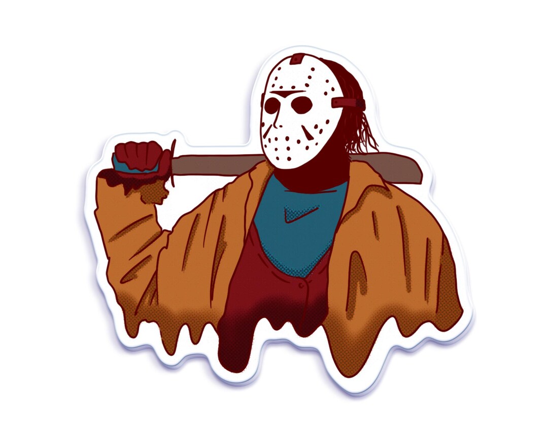Jason Voorhees Sticker – Horror Slasher Icon for Halloween & Horror ...