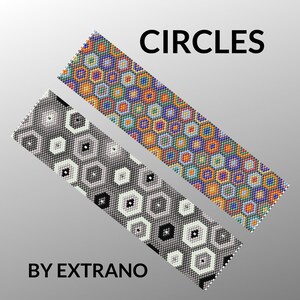 Peyote Bracelet Patterns, Wide Cuff Patterns, Uneven Peyote Stitch ...