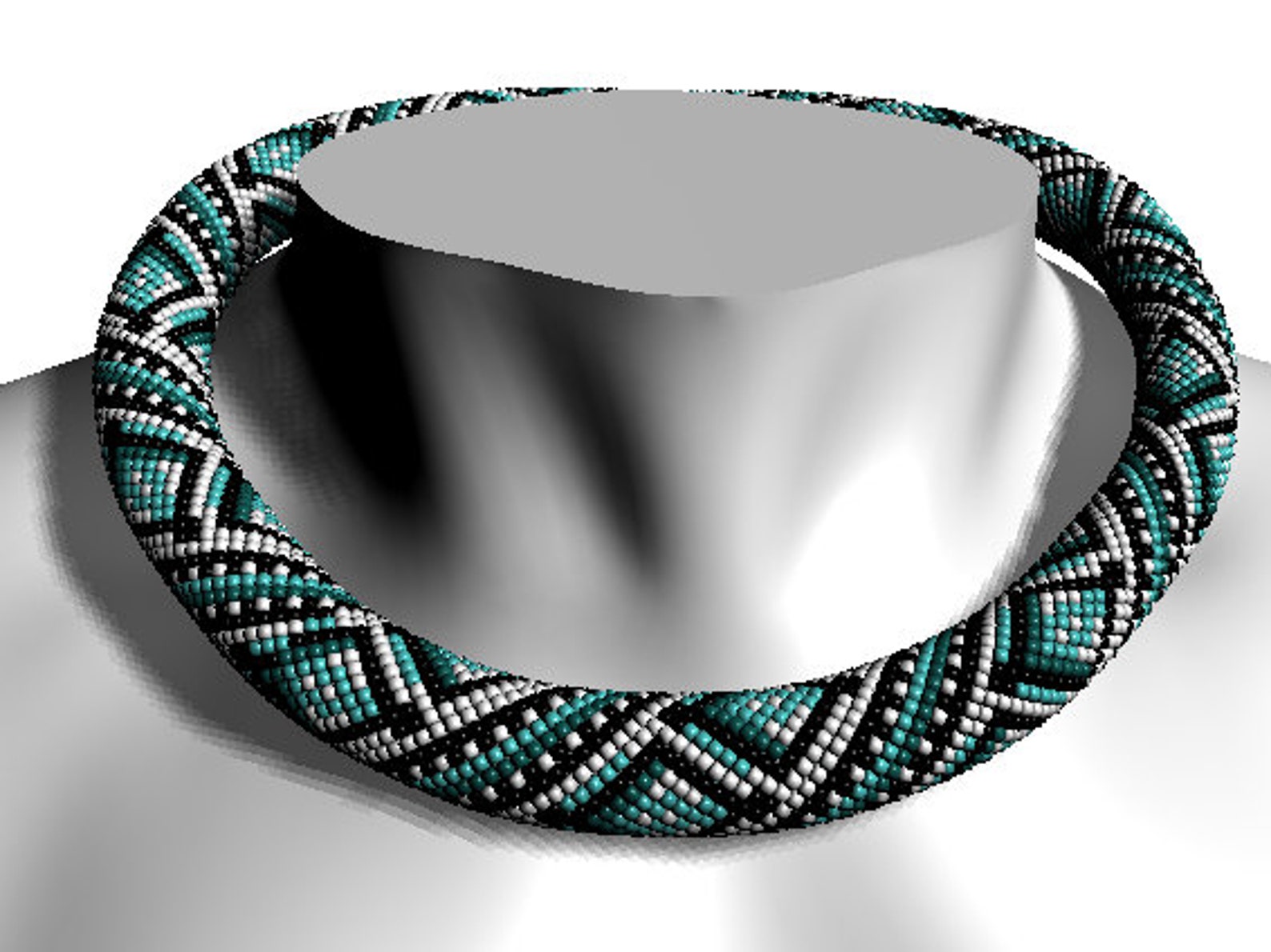 Bead Crochet Necklace Pattern Bead Crochet Rope Pattern - Etsy