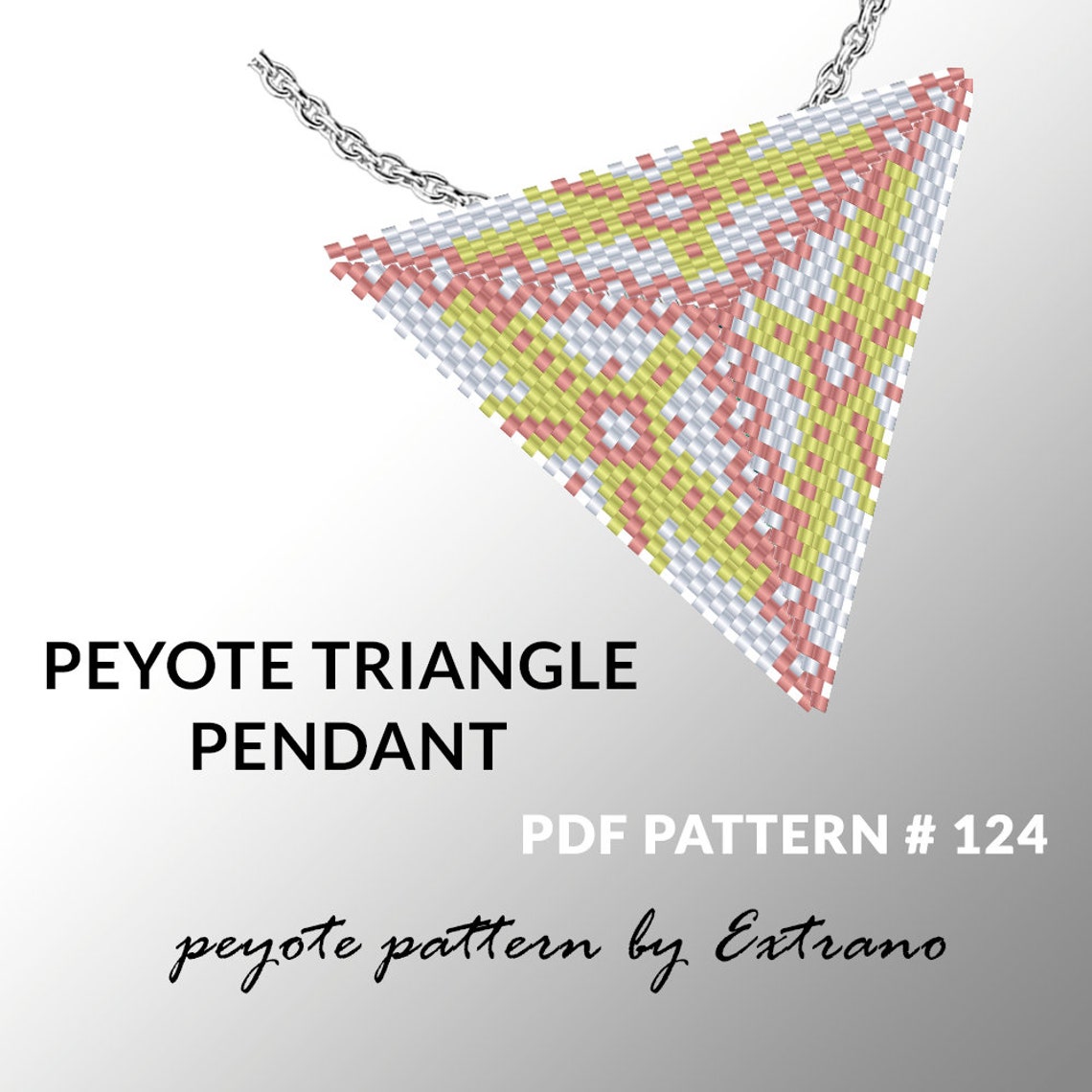 Triangle Peyote Pattern, Peyote Triangle Pattern With Instruction ...