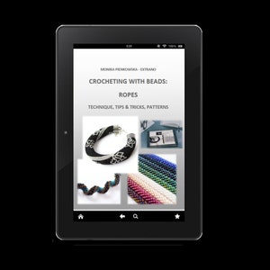 Crocheted Bead Ropes E-book, Complete Guide to Crocheting With Beads ...