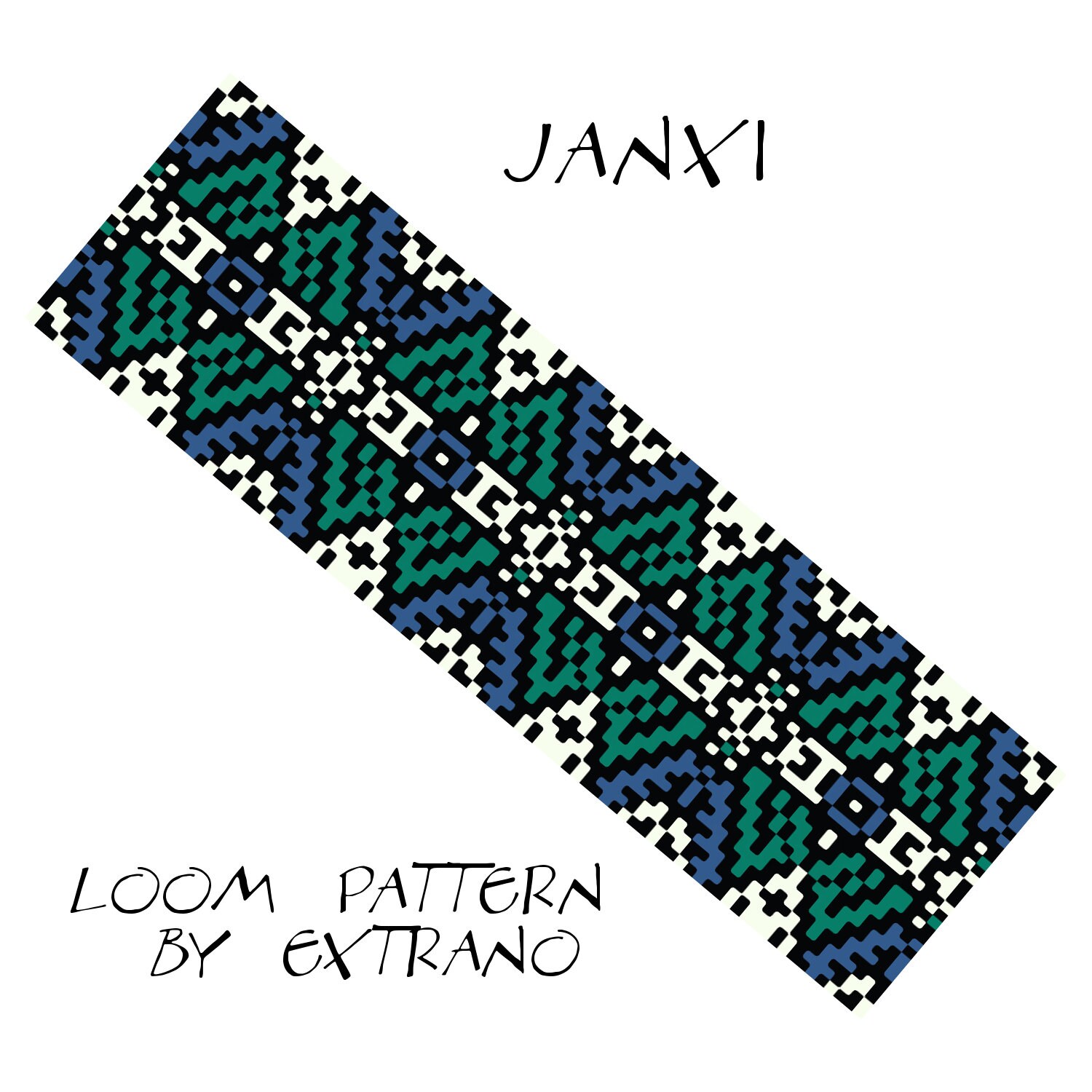 Bead Loom Pattern, Loom Tutorial, Beading Pattern, Loom Beading Pattern ...