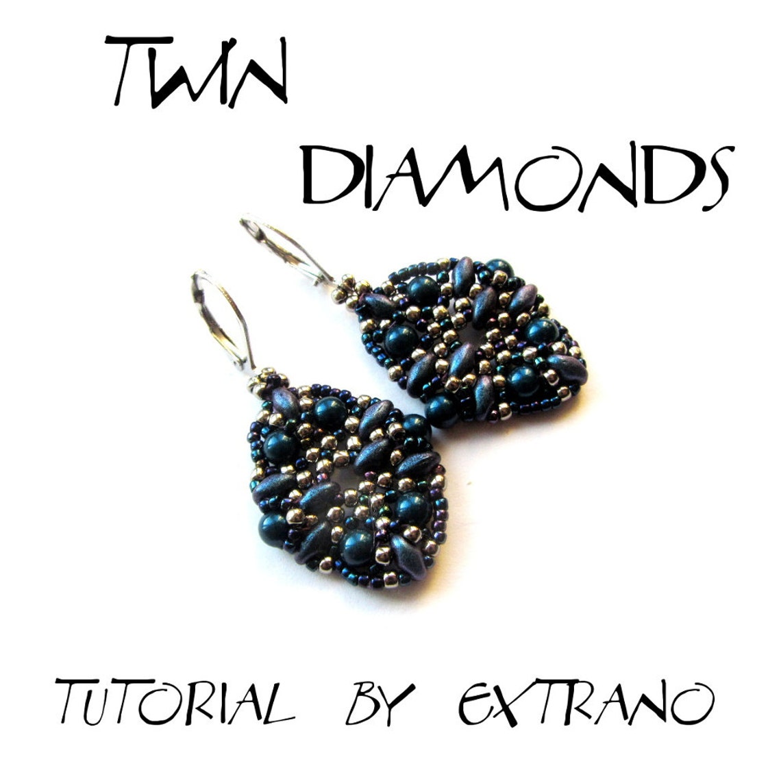 Superduo Earrings Tutorial, Seed Bead Earrings, Earrings Tutorial ...