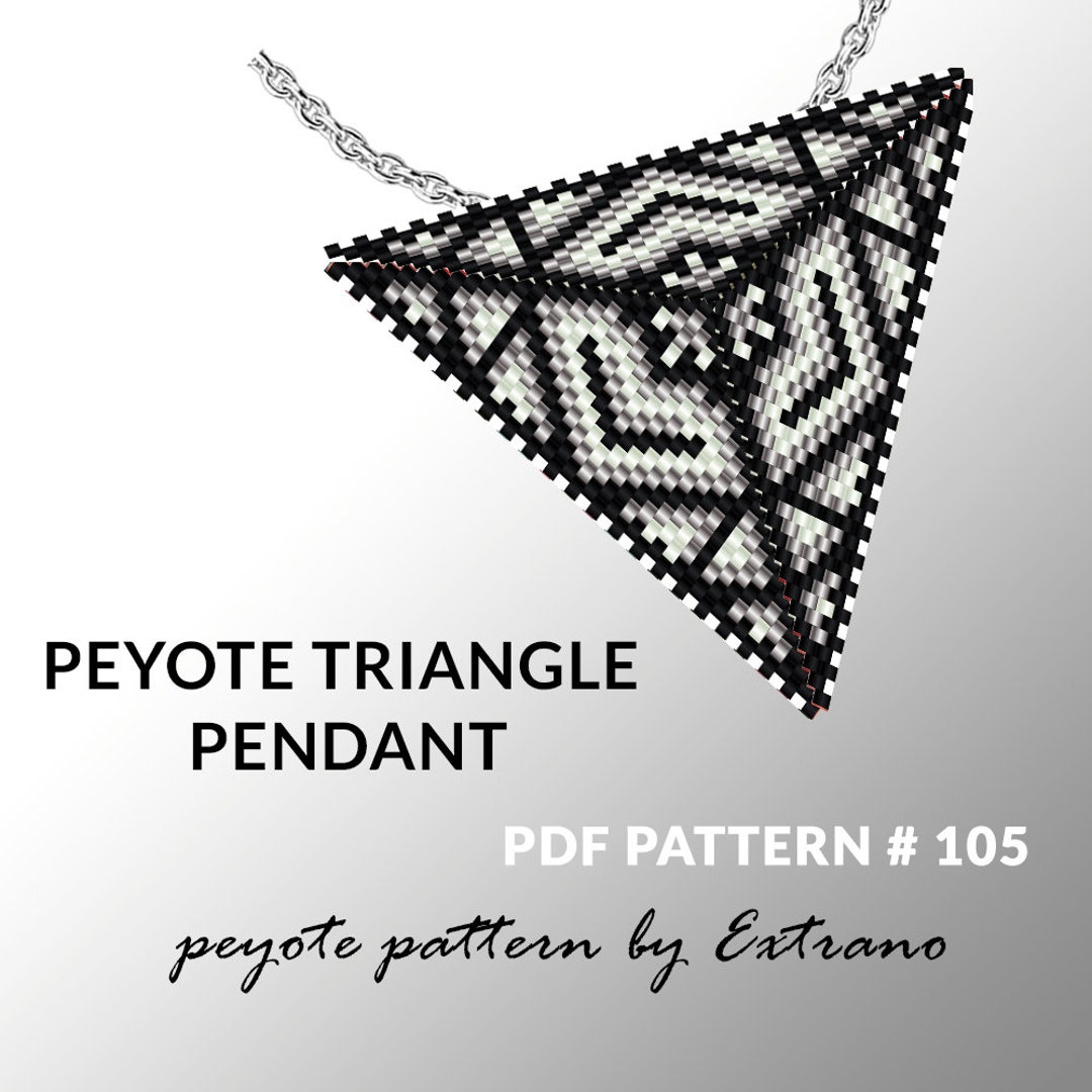 Peyote Triangle Pattern With Instruction, Peyote Triangle Instruction ...