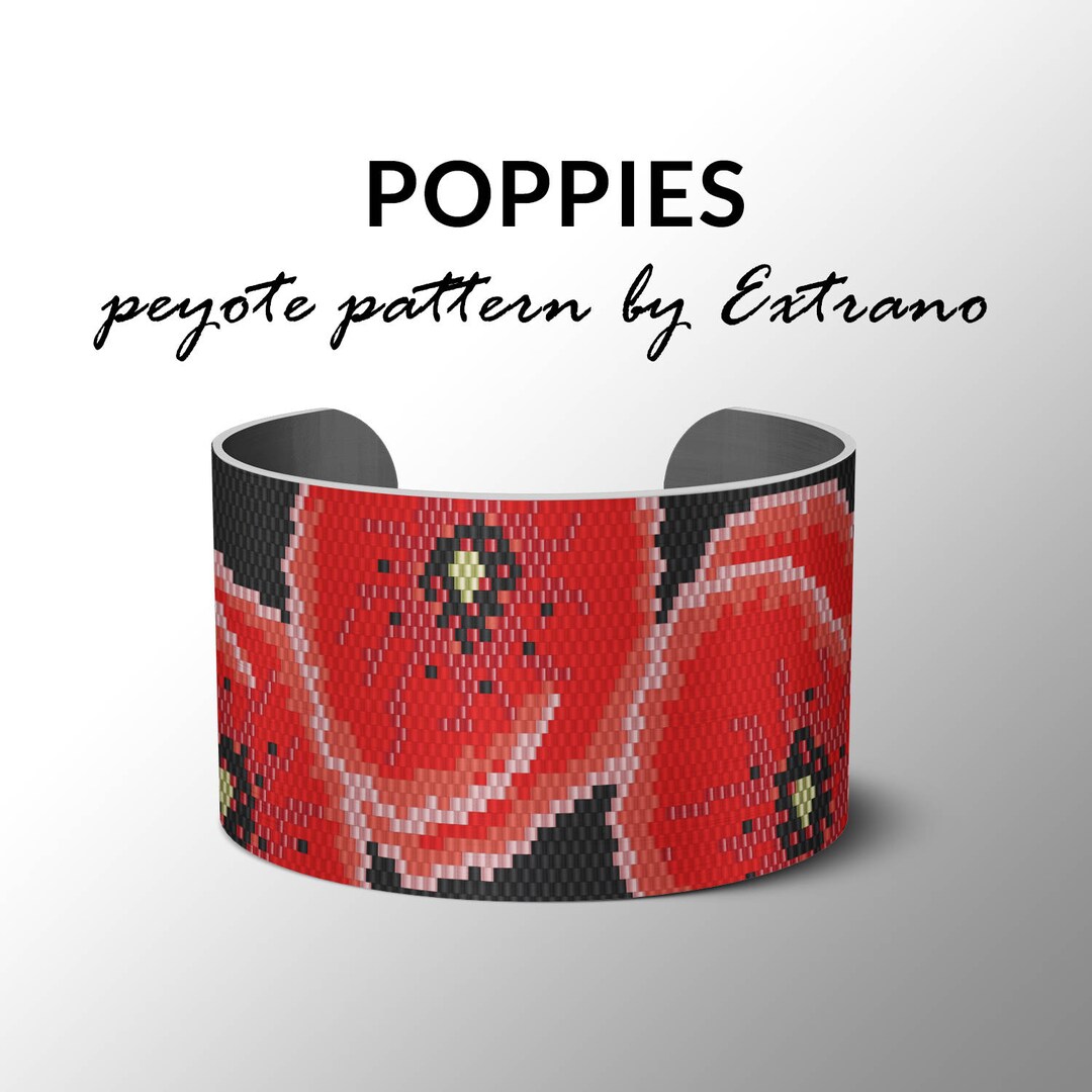 Peyote Pattern, Bracelet Pattern, Peyote Bracelet, Even Peyote Stitch ...