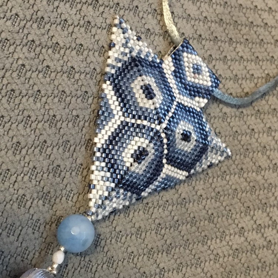 Peyote Triangle Patterns With Instruction Peyote Triangle - Etsy