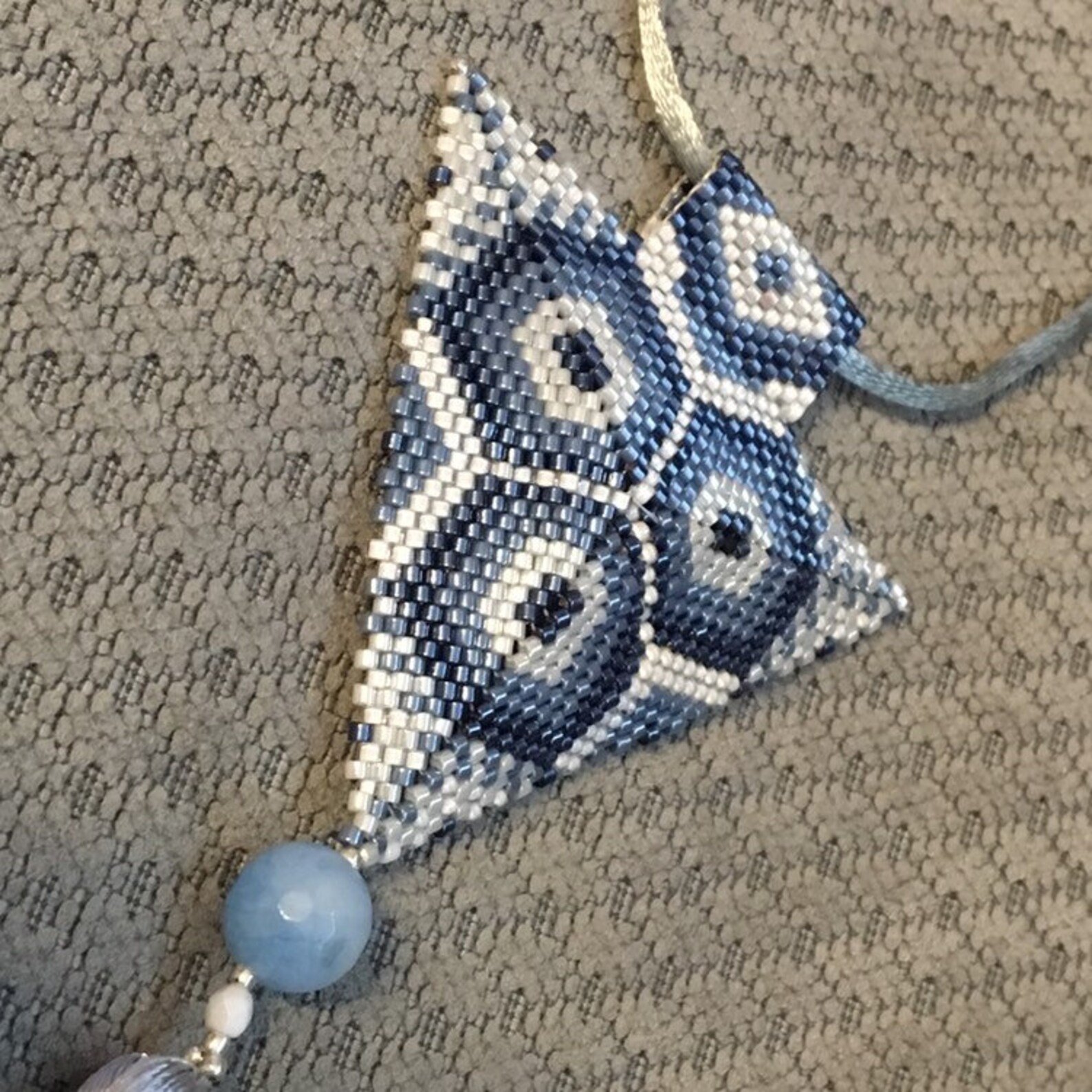 Peyote Triangle Patterns With Instruction Peyote Triangle - Etsy