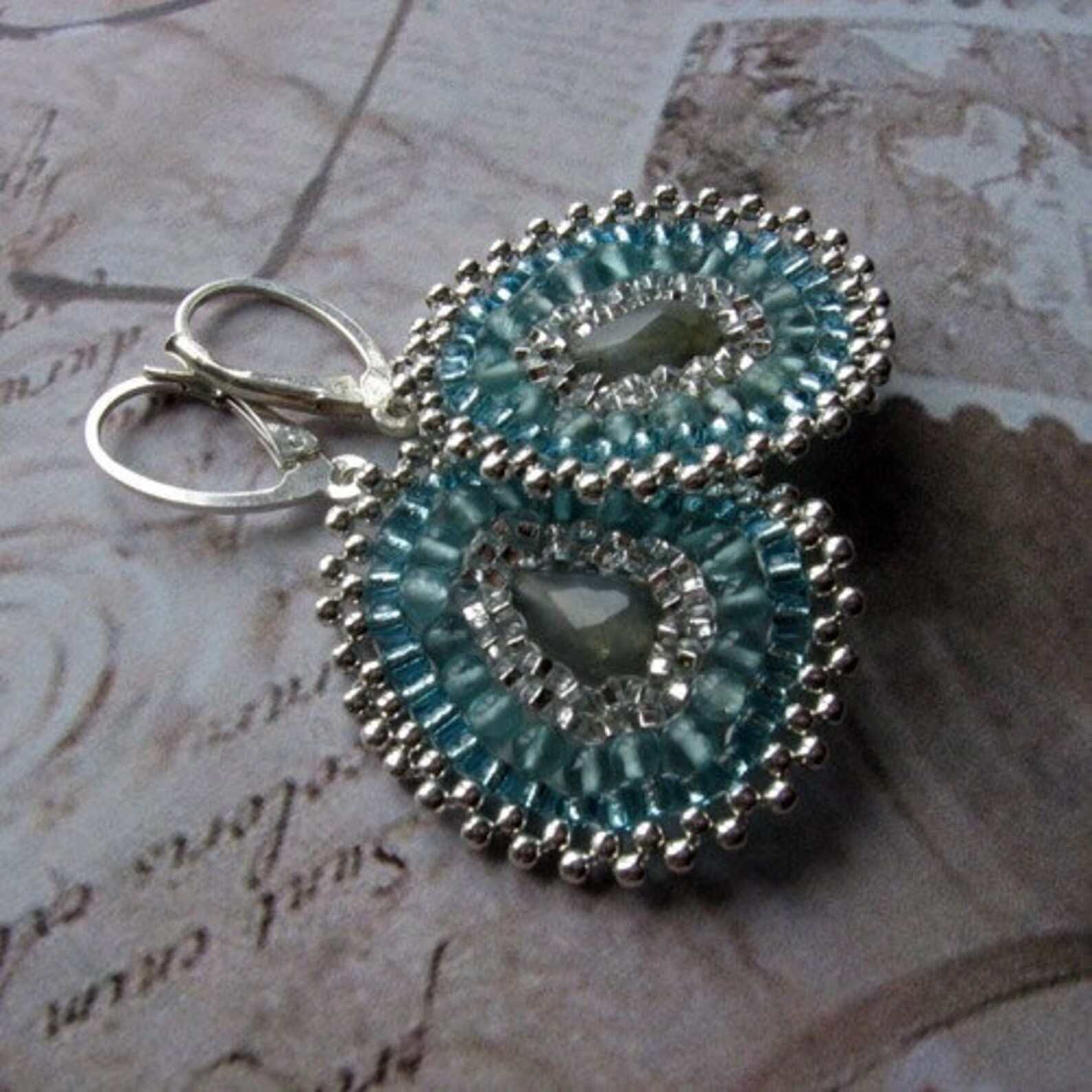 Brick Stitch Earrings Tutorial Beaded Earrings Tutorial Seed - Etsy