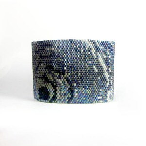 Peyote Pattern Bracelet, Wide Cuff Pattern, Even Peyote Stitch, Peyote ...