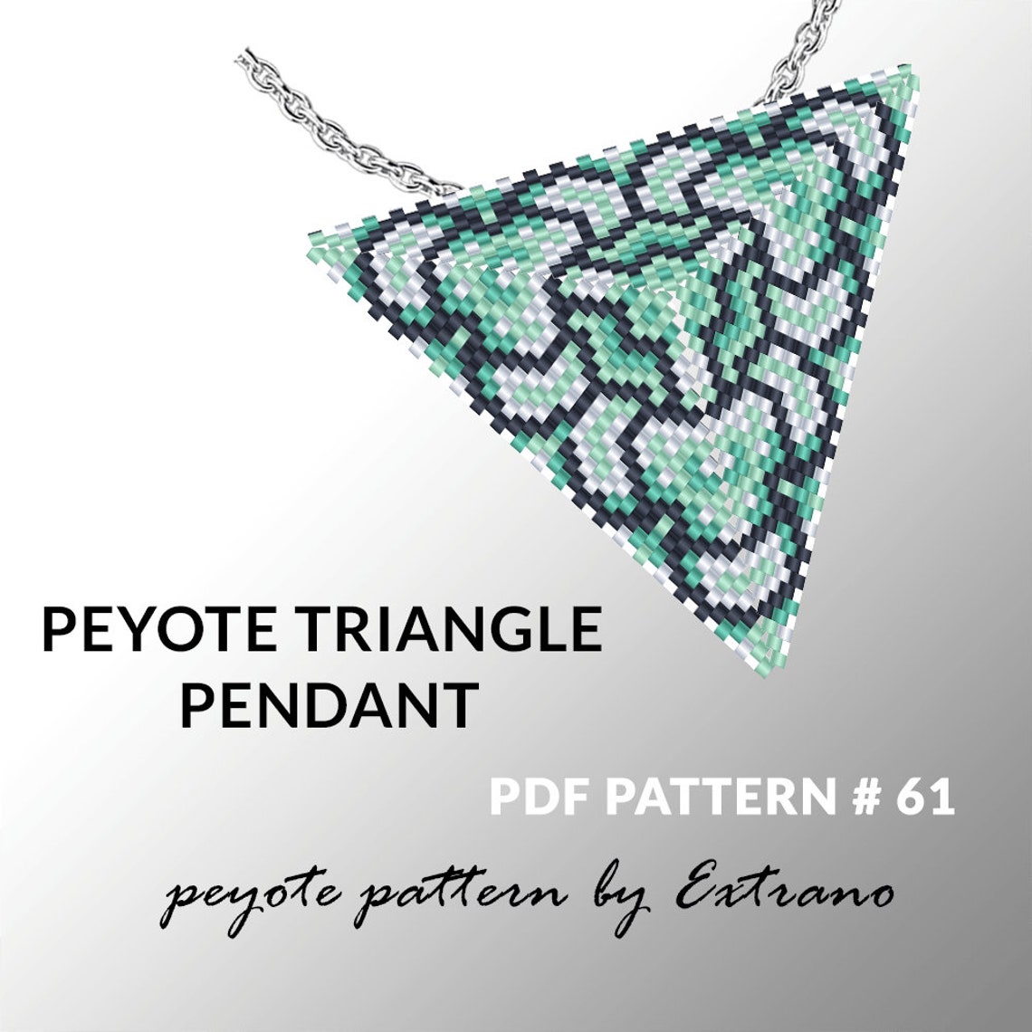Peyote Triangle Pattern With Instruction, Peyote Triangle Instruction ...
