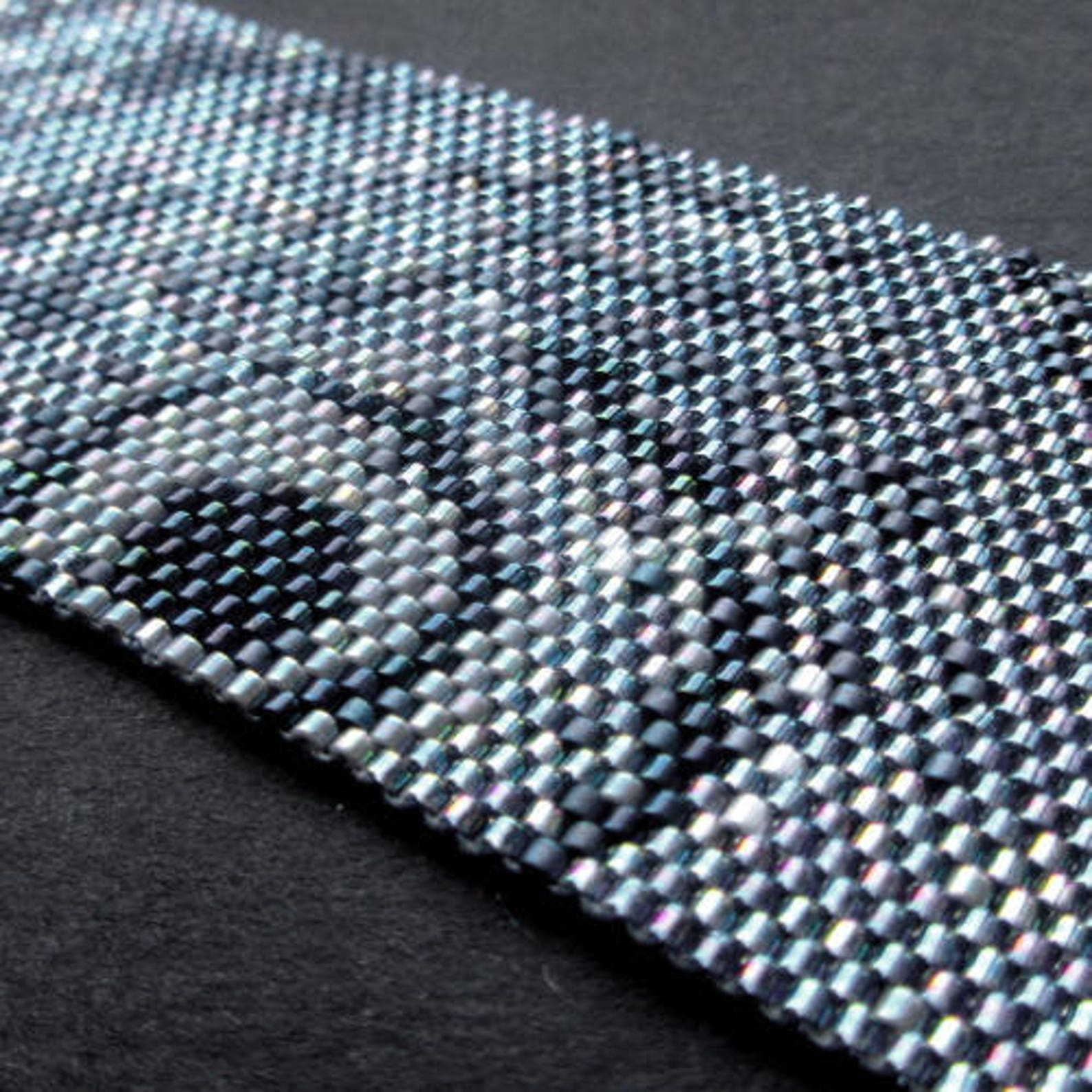 Peyote Pattern Bracelet Wide Cuff Pattern Even Peyote | Etsy