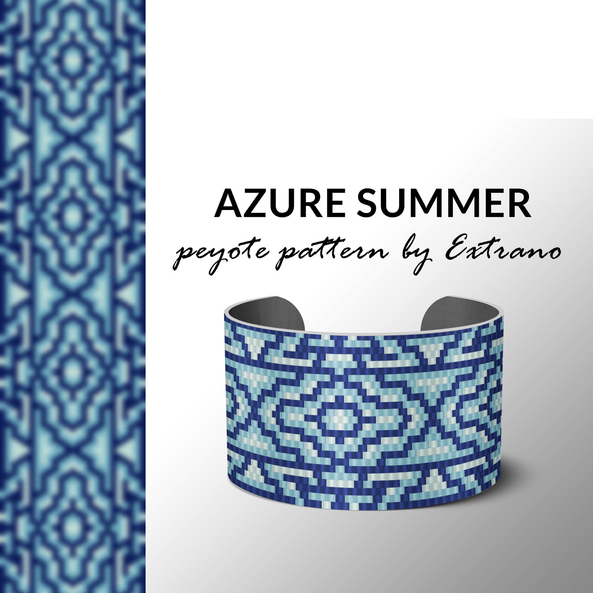 Peyote Bracelet Pattern, Native Peyote Pattern, Native American, Even ...