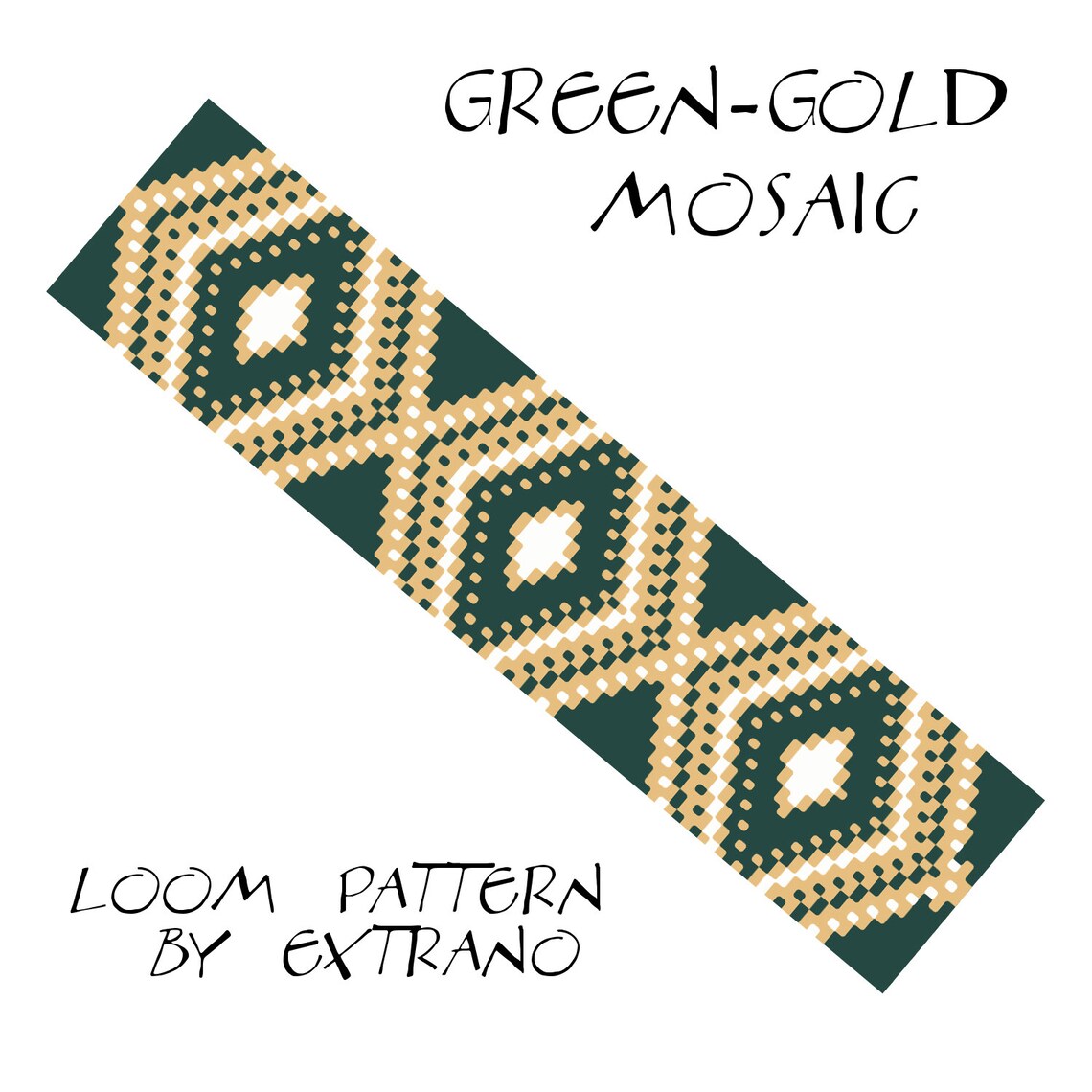 Bead Loom Pattern Loom Tutorial Loom Beading Pattern | Etsy