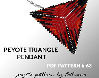 Peyote Triangle Pattern With Instruction, Peyote Triangle Instruction ...