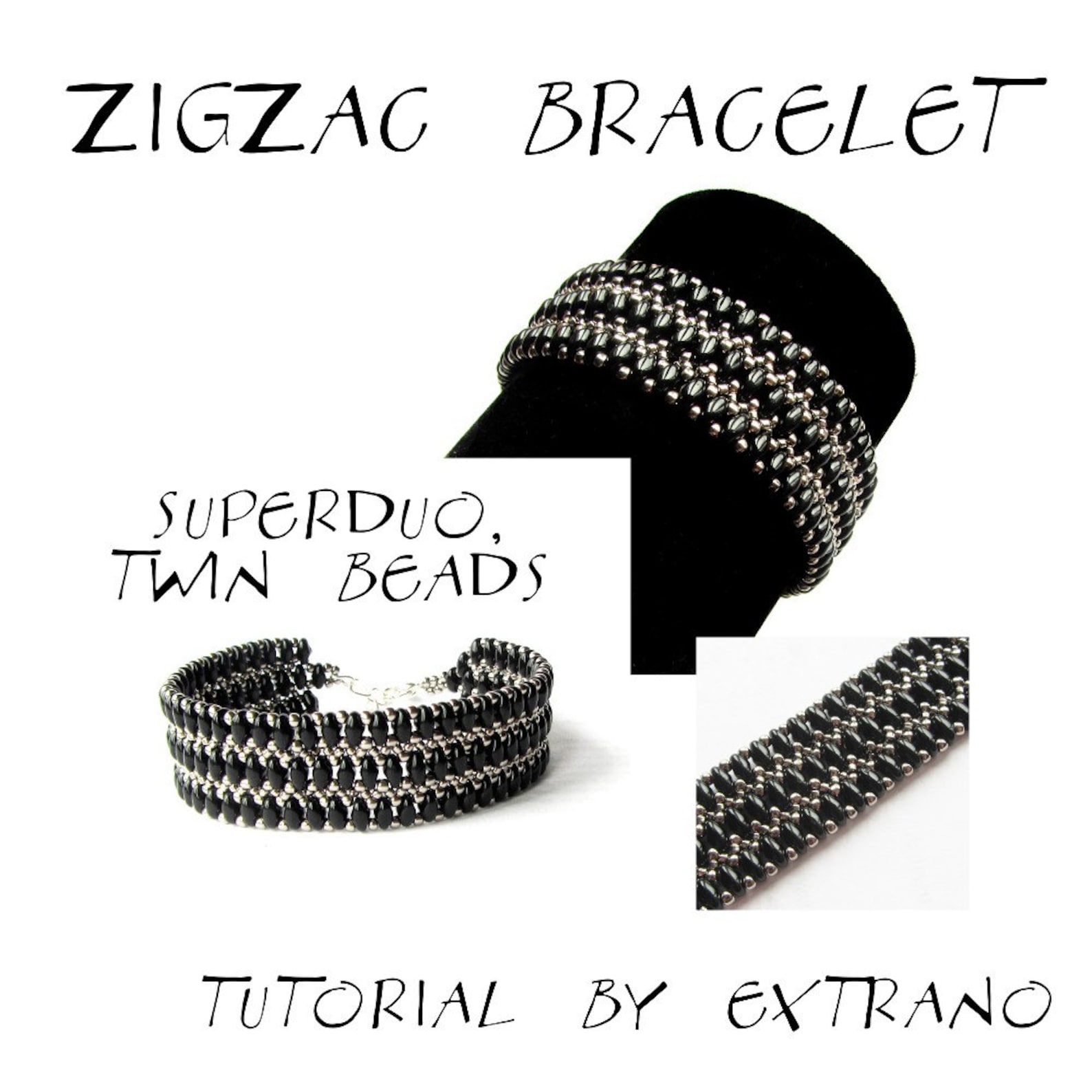 Bracelet Tutorial, Bracelet Pattern, Superduo Bracelet, Superduo ...