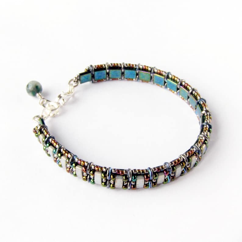 Thin Bracelet Tutorial Beaded Thin Bracelet Jewelry | Etsy