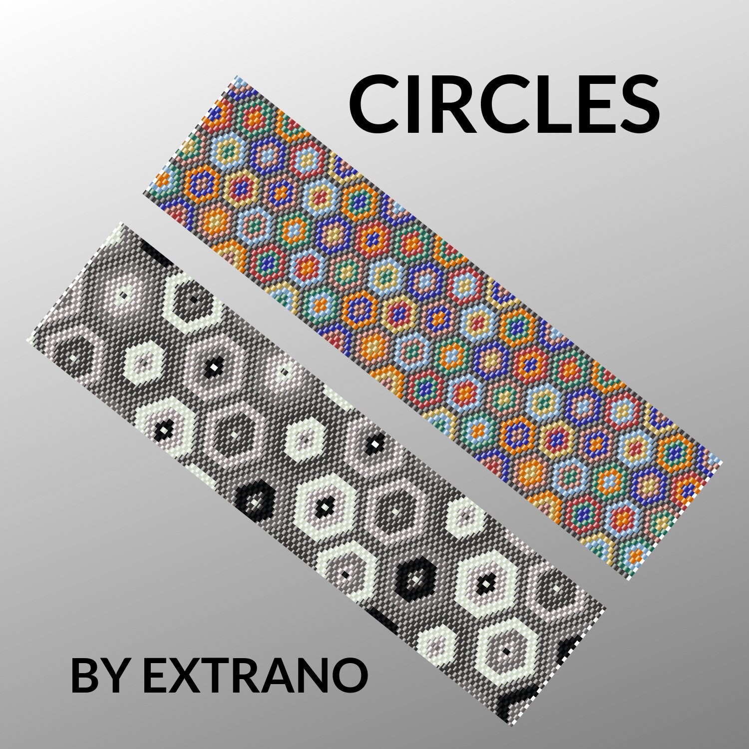 Peyote Bracelet Patterns, Wide Cuff Patterns, Uneven Peyote Stitch ...