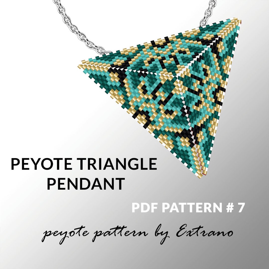 Peyote Triangle Pattern With Instruction, Peyote Triangle Instruction ...