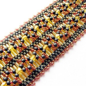 Bracelet Tutorial, Bracelet Pattern, Bugle Bracelet, Bugle Tutorial ...