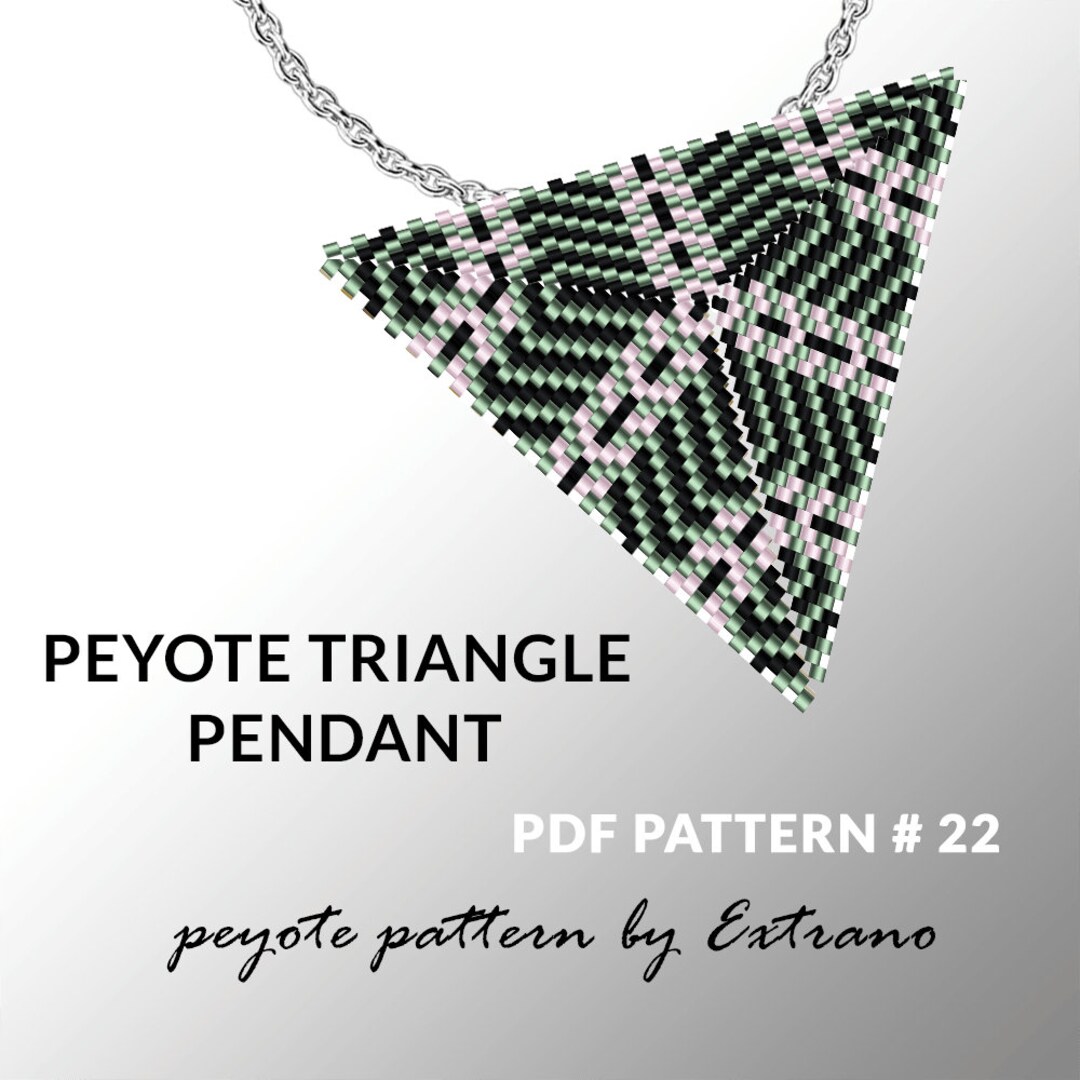 Peyote Triangle Pattern With Instruction, Peyote Triangle Instruction ...