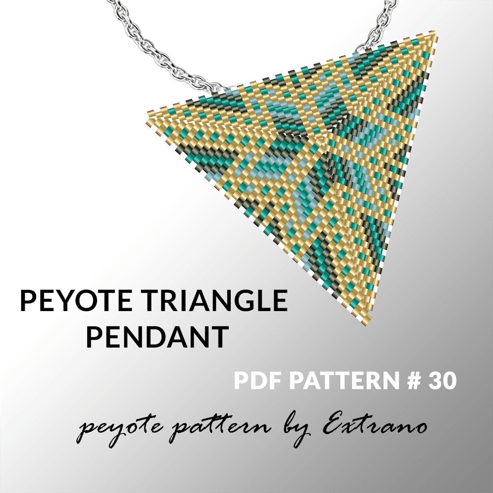 Peyote Triangle Pattern With Instruction, Peyote Triangle Instruction ...
