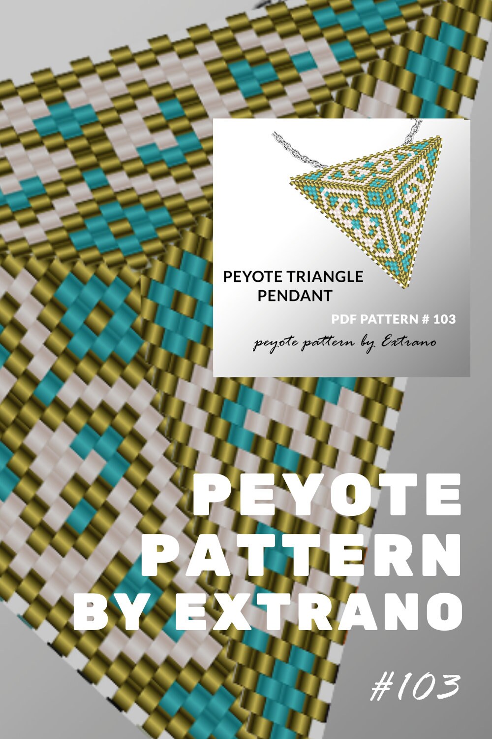 Peyote Triangle Pattern With Instruction, Triangle Peyote Pattern ...