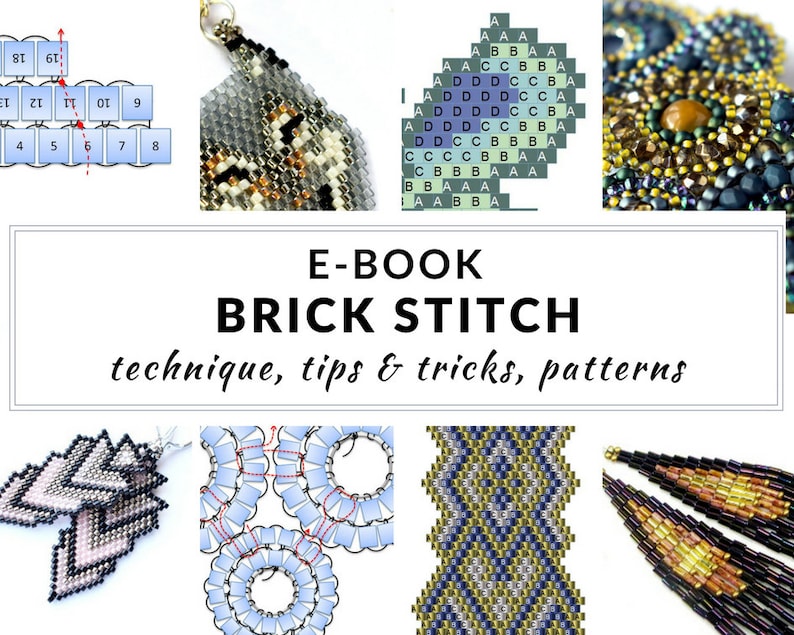Brick Stitch E-book Complete Guide to Brick Stitch - Etsy Brick Stitch E-book Complete Guide to Brick Stitch - Etsy