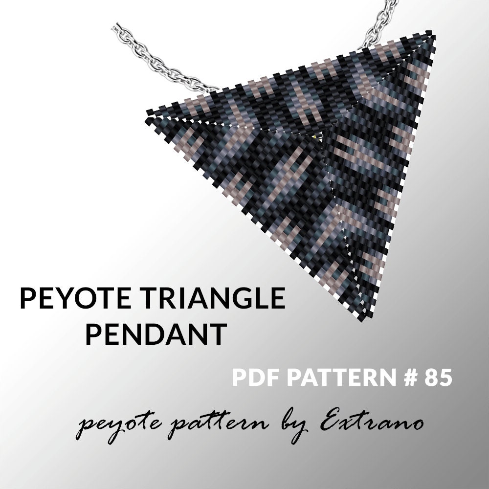 Peyote Triangle Pattern With Instruction, Peyote Triangle Instruction ...