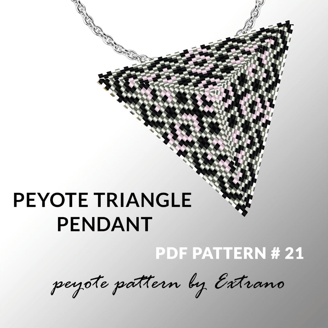 Peyote Triangle Pattern With Instruction, Peyote Triangle Instruction ...