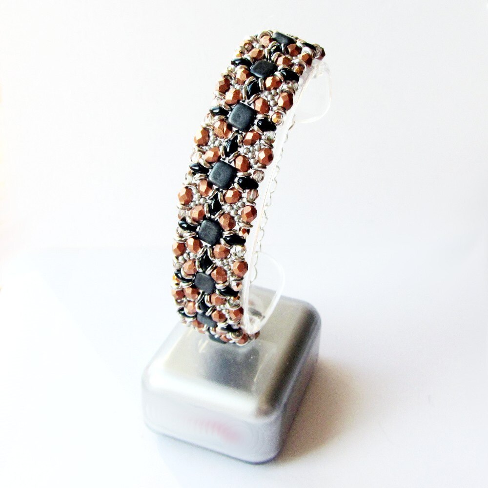 Bracelet Tutorial Bracelet Pattern Tile Bracelet O-beads - Etsy