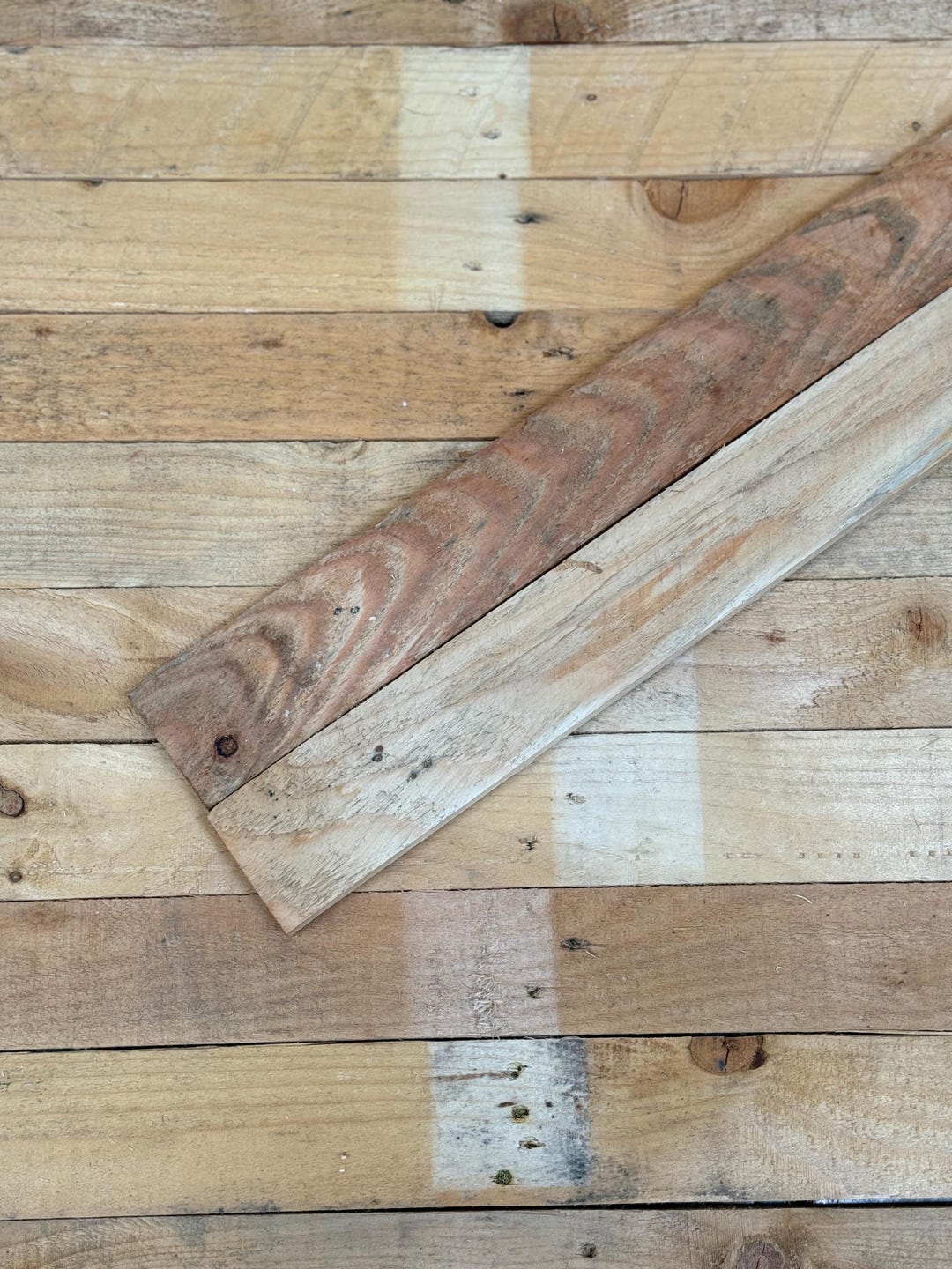 15 X Reclaimed Pallet Boards - Kiln Dried, Ideal for Wall Cladding ...