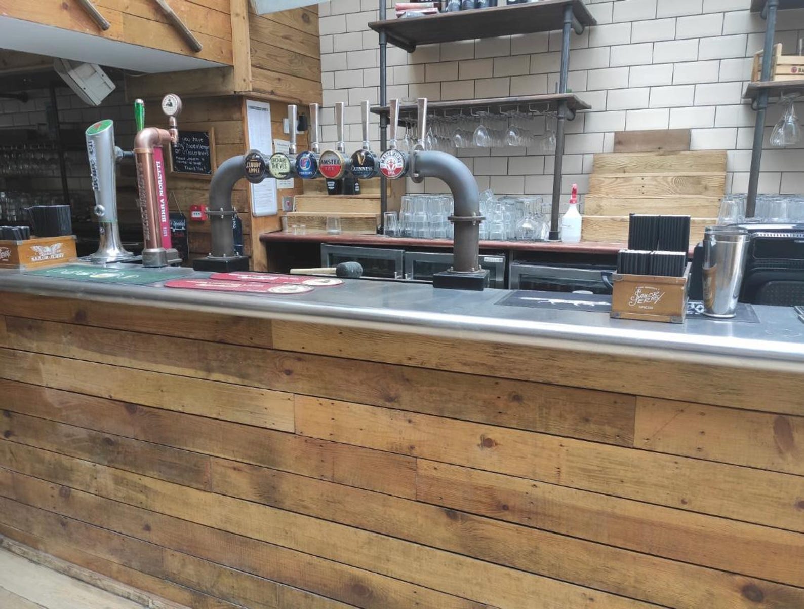 1 Sqm Reclaimed Pallet Wall Cladding - Kiln Dried Boards, Planks, Slats ...