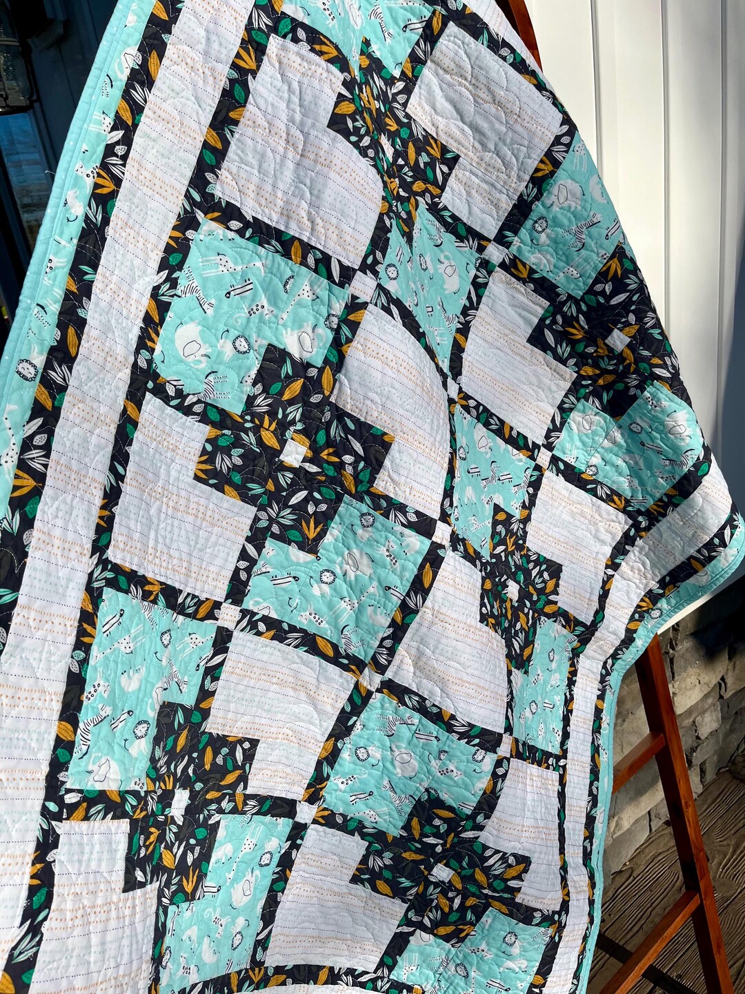 Cute Zoo Quilt - Etsy