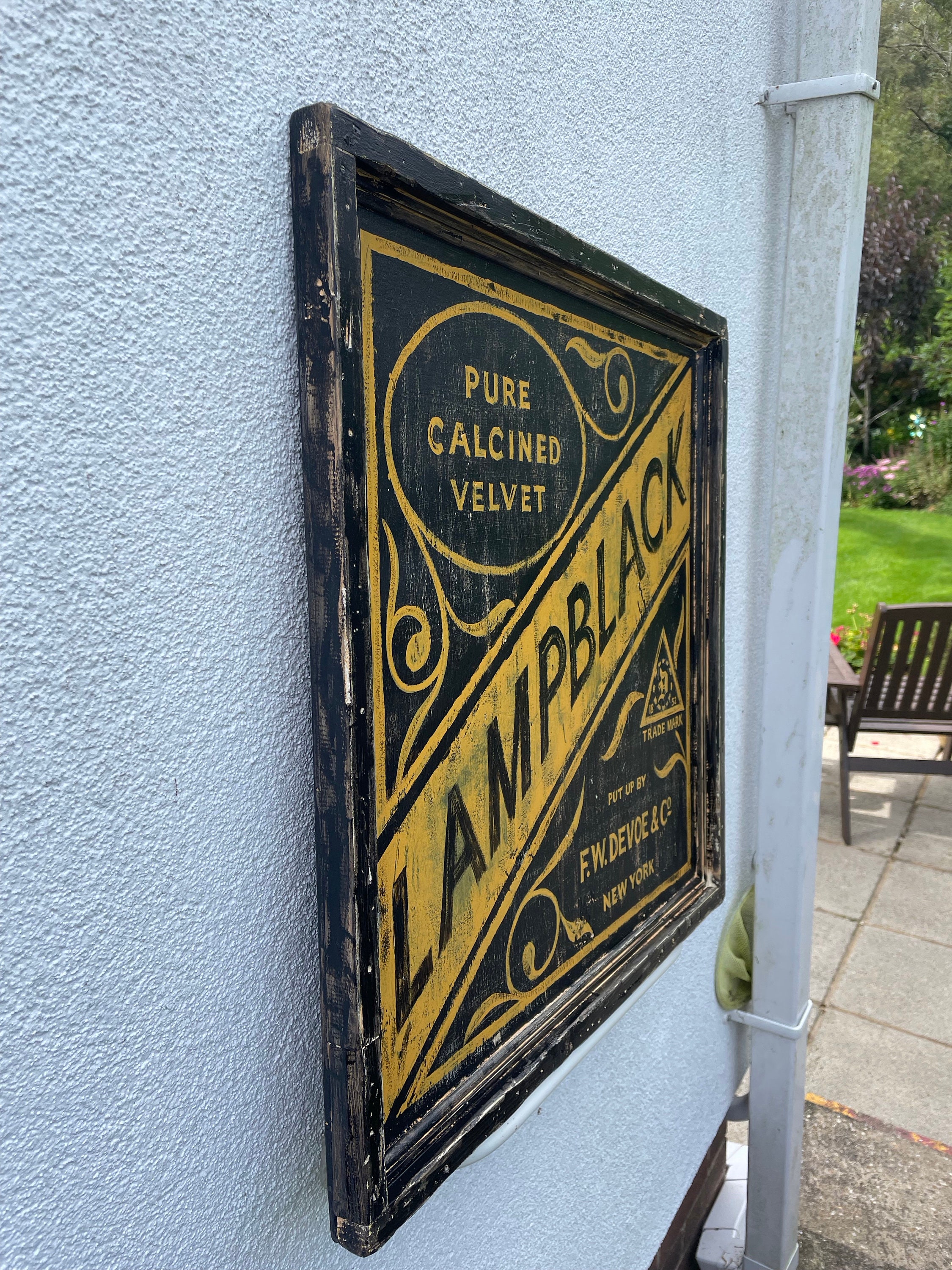 Antique Wooden Advertising Sign Reproduction - Etsy