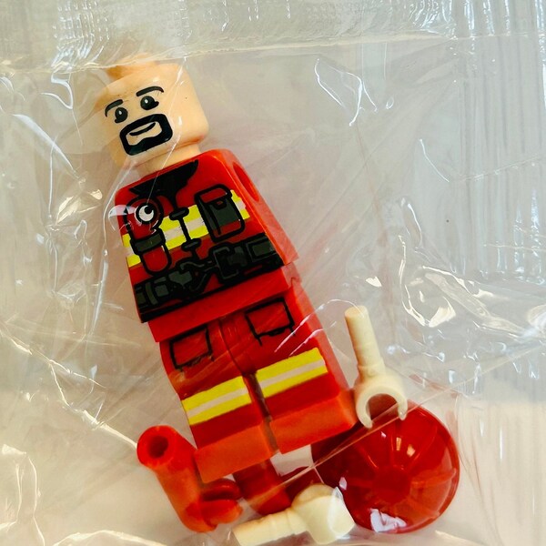 Firefighter Minifigure - Etsy