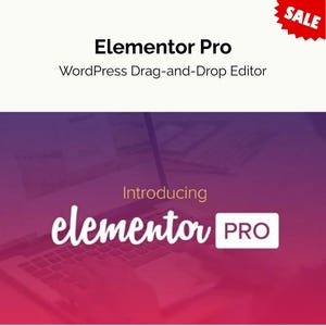 Elementor Pro Wordpress Plugin - Etsy