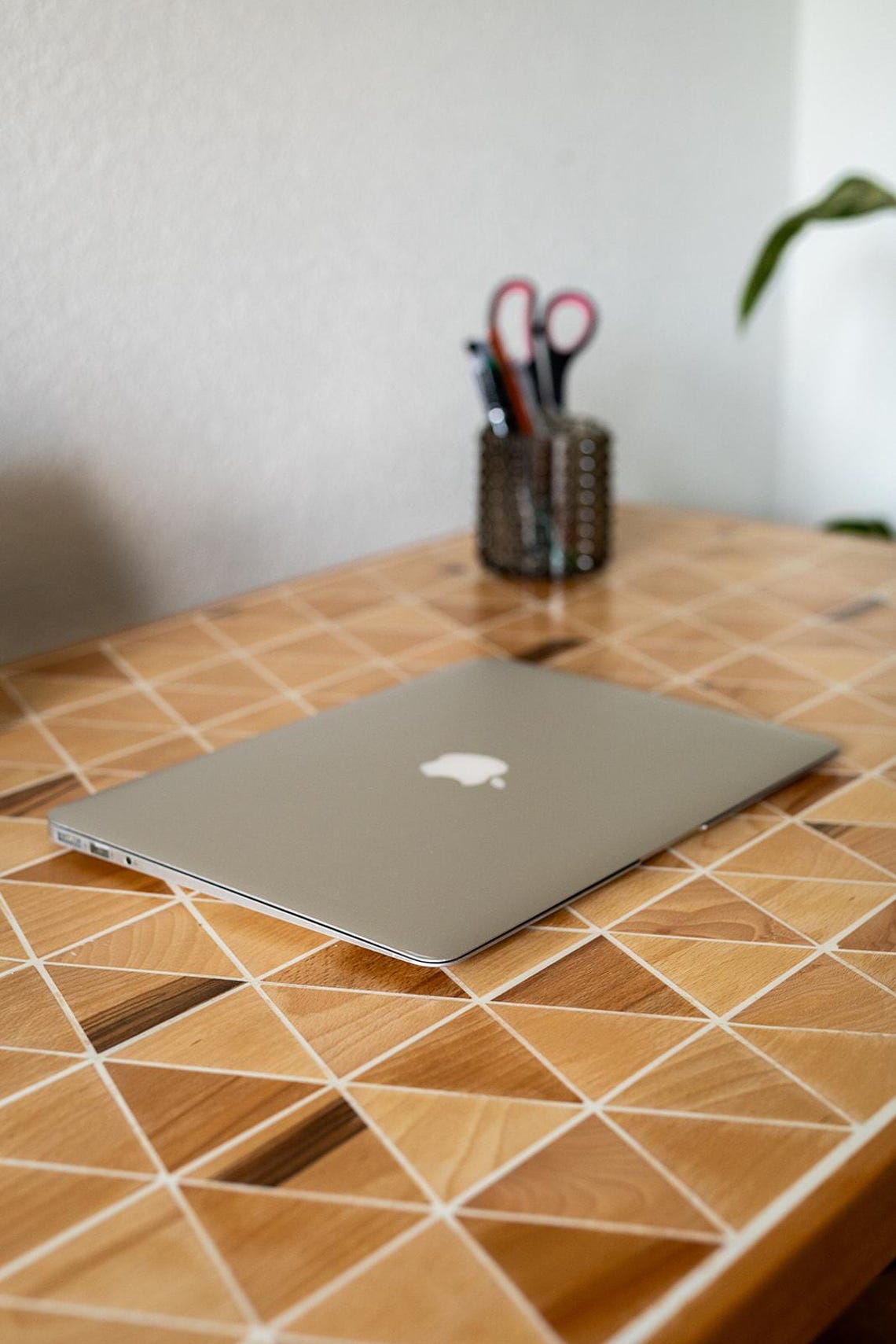 Triangular Pattern Grid Table Top - Etsy