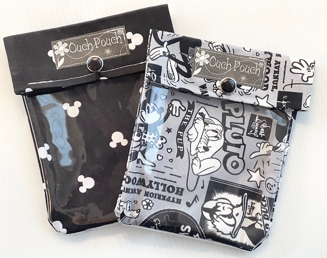 Mickey Mouse Clear Front Ouch Pouch 2 Pack 4x5 First Aid - Etsy