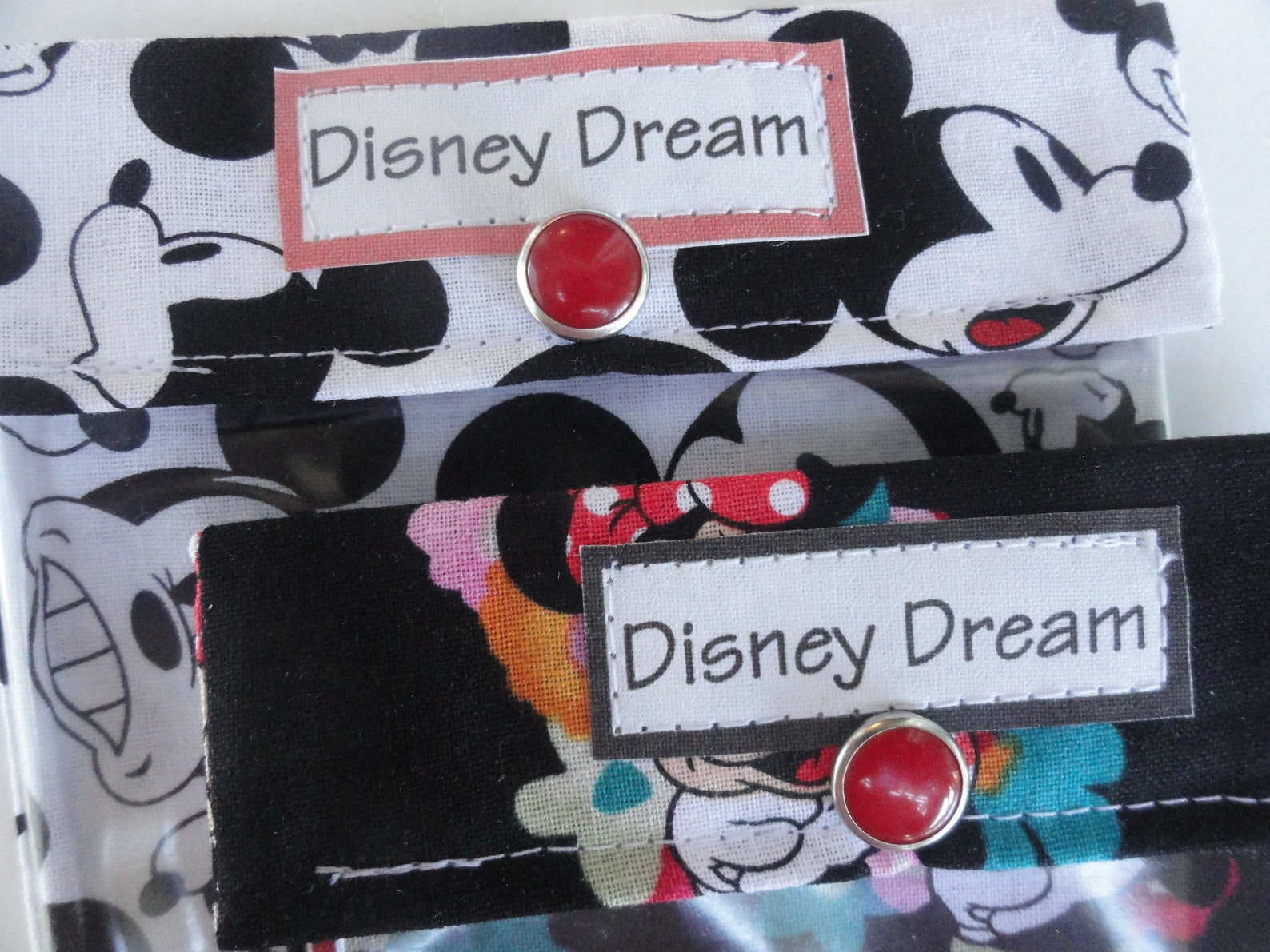 Mickey Minnie Mouse Disney Wish / Dream 6 Pack 4x5 Clear Front Clip ...