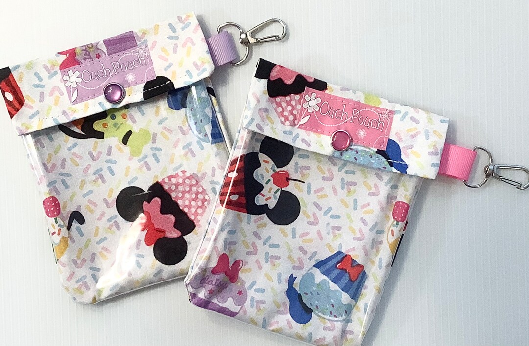 Mickey Mouse Party! Clear Front Ouch Pouch 4x5 W/ Clip First Aid ...