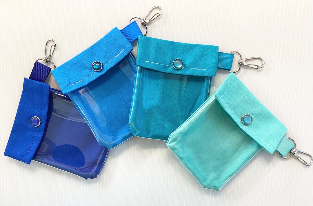 USB Flash Drive Protector 4 Pack Clear Front Pouch Keychain Clip 3x4 ...