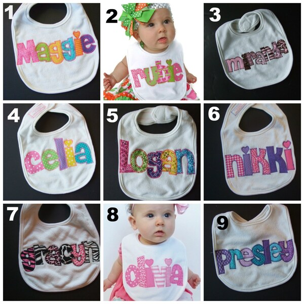 Custom Baby Bib - Etsy