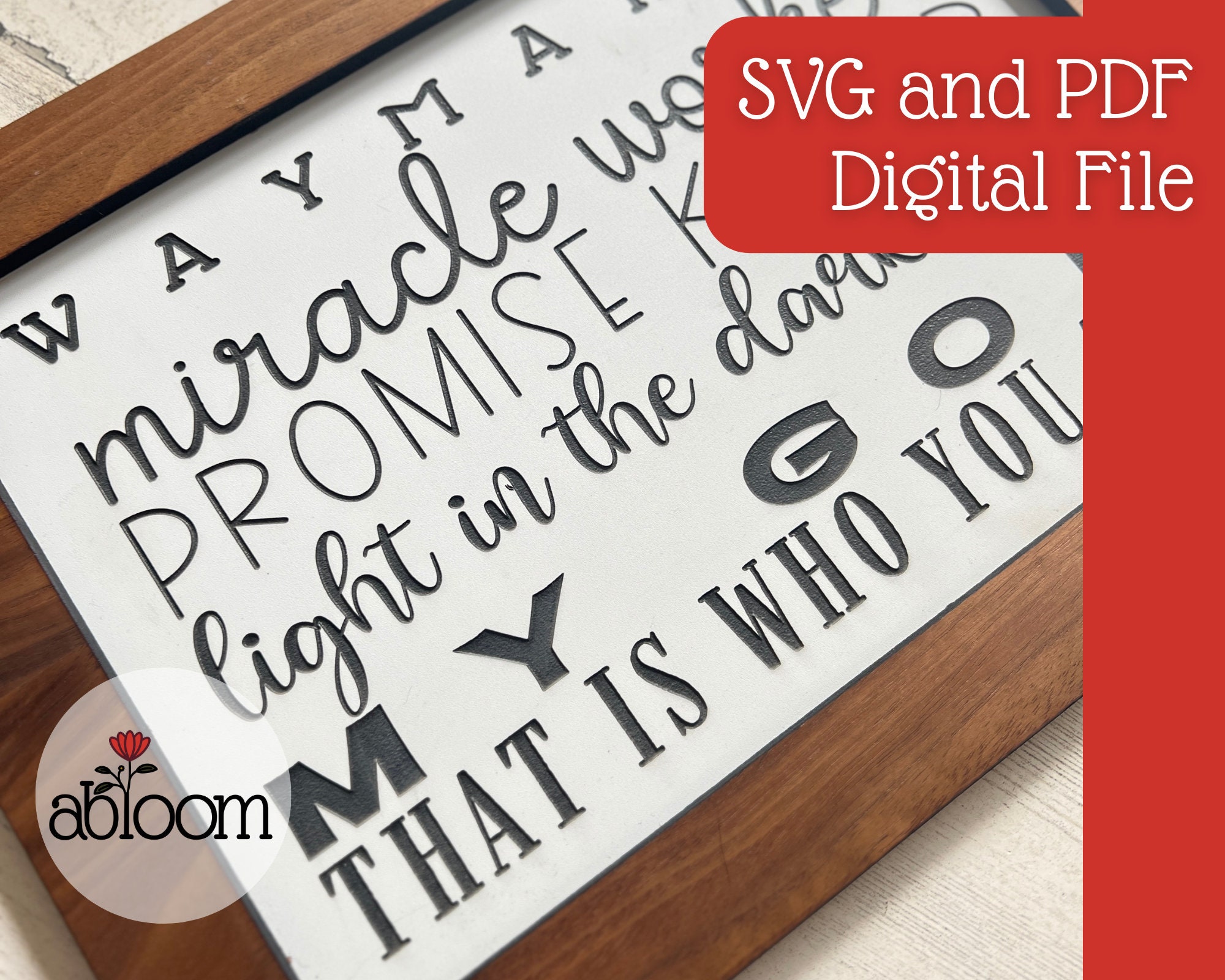 Waymaker Sign SVG - Etsy