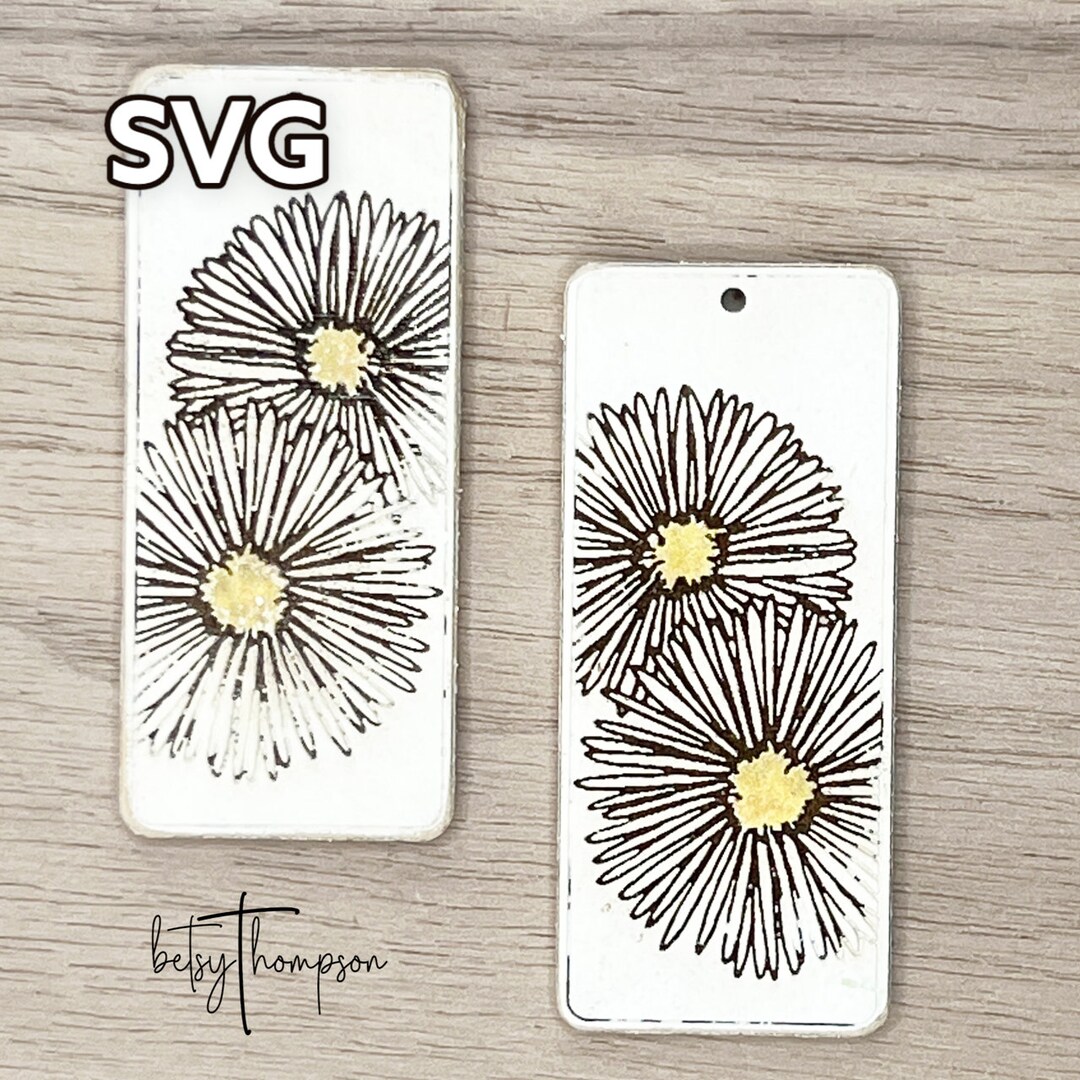 Flower Rectangles SVG - Etsy