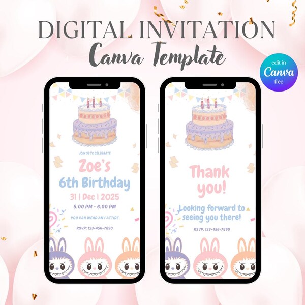 Labubu Template - Etsy