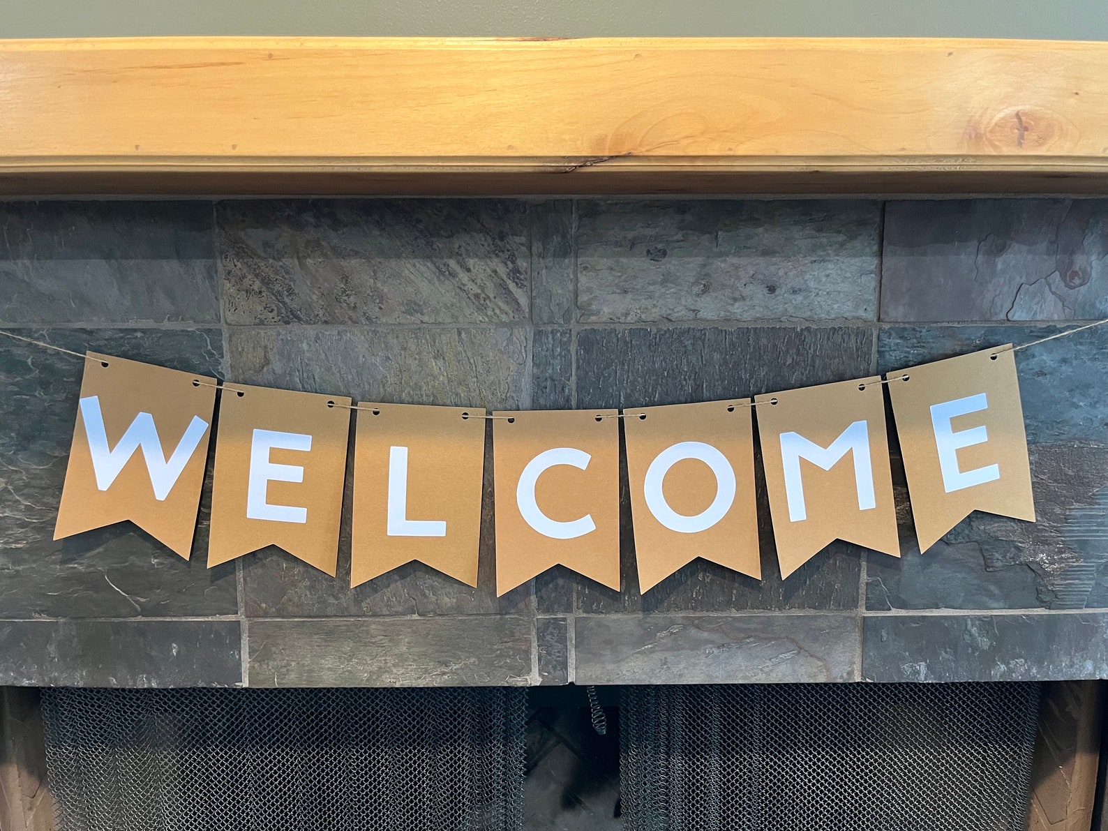 Welcome Banner Cardstock/vinyl - Etsy