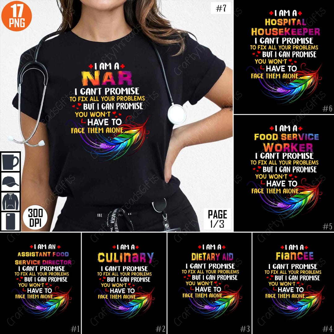 NAR PNG Sublimation, Nurse Assistant PNG, Healthcare Worker Png ...