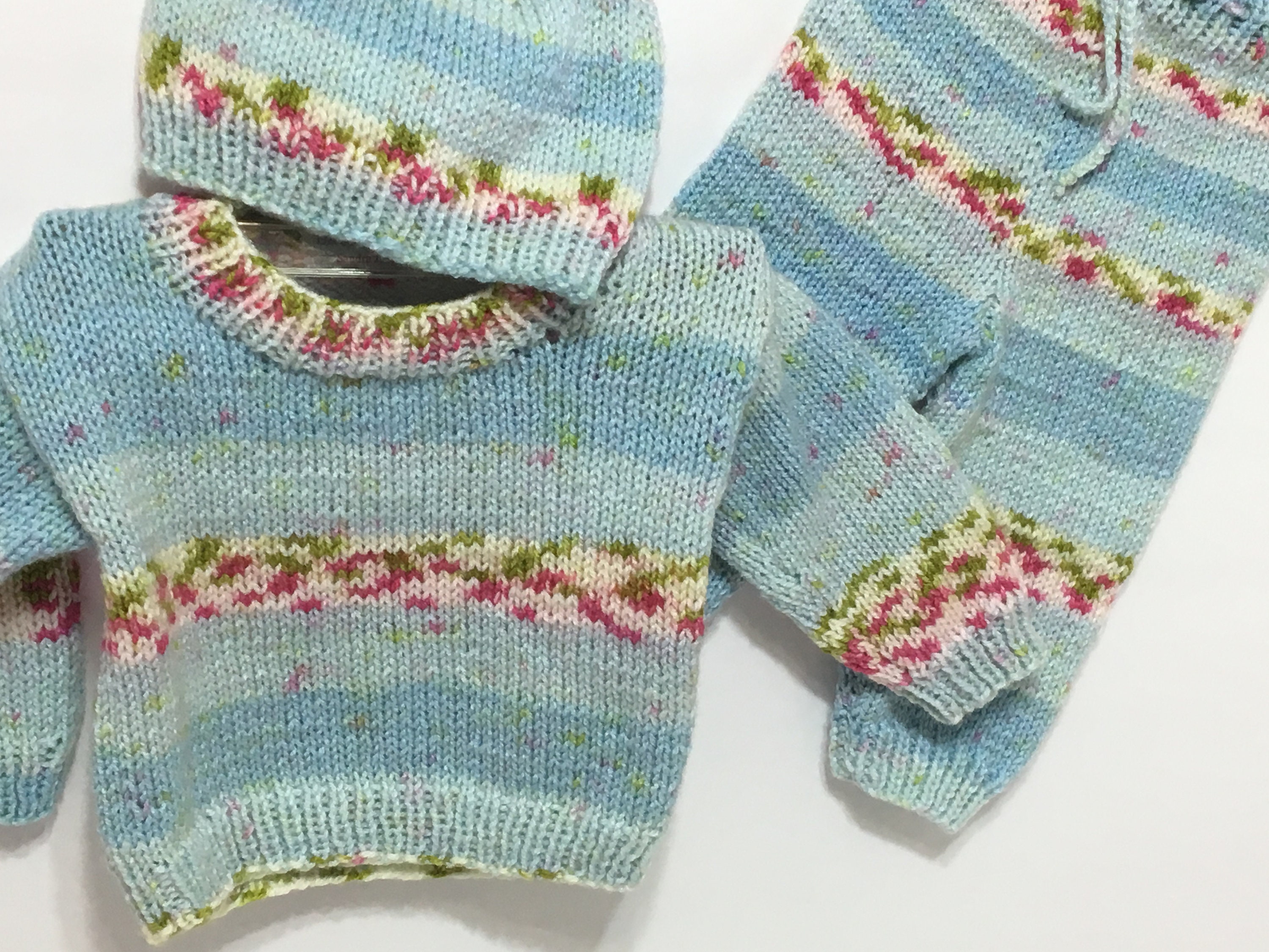 READY TO SHIP Knit Baby Pullover Leggings & Hat Unisex - Etsy