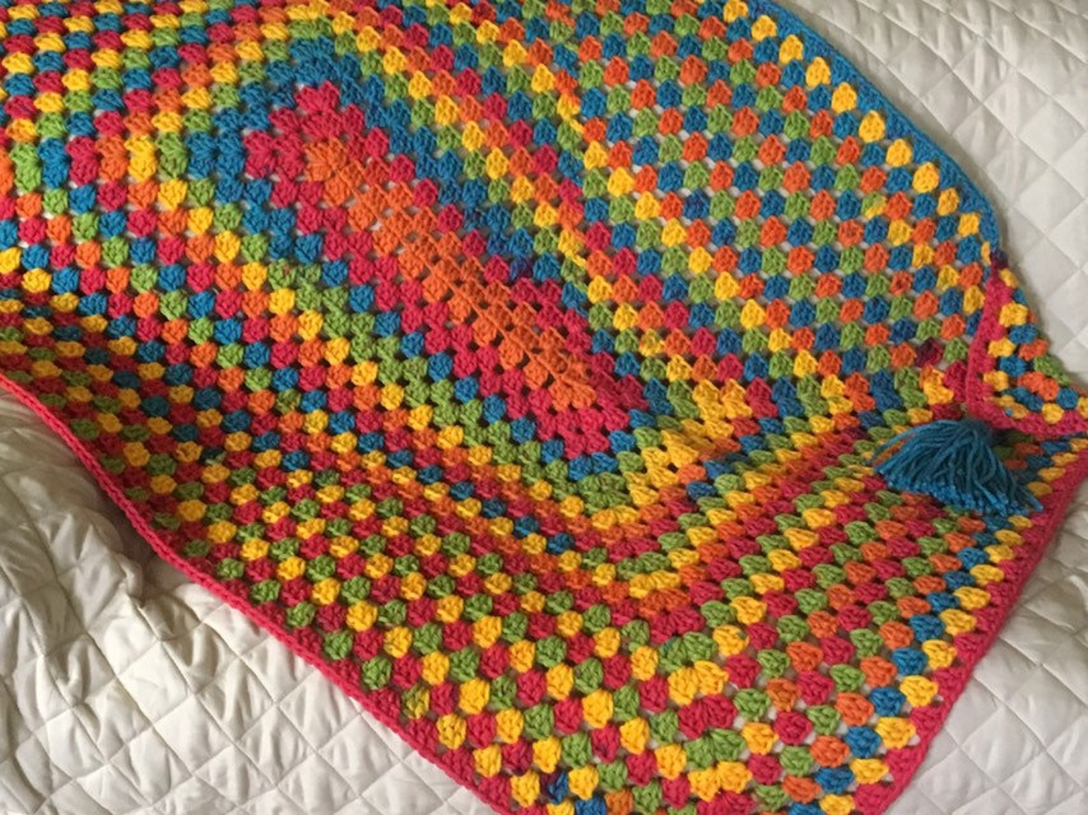 READY TO SHIP Handmade Granny Rectangle Crochet Afghan - Etsy